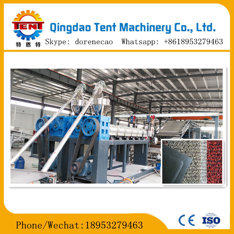 PVC CAR MAT MAKING LINE PVC COIL CARPET EXTRUDING MACHINE